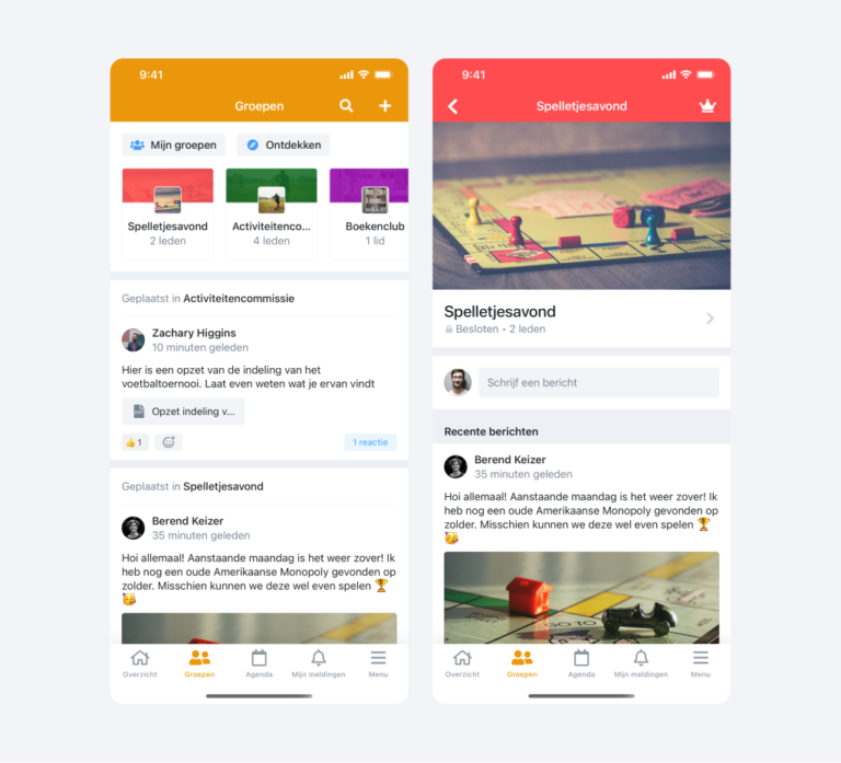 Socie App Update - Groepen aanmaken in de App
